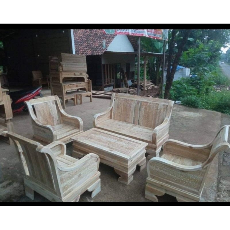 Jual meja tamu kursi tamu kursi ruang tamu semut kursi tamu semut set ...