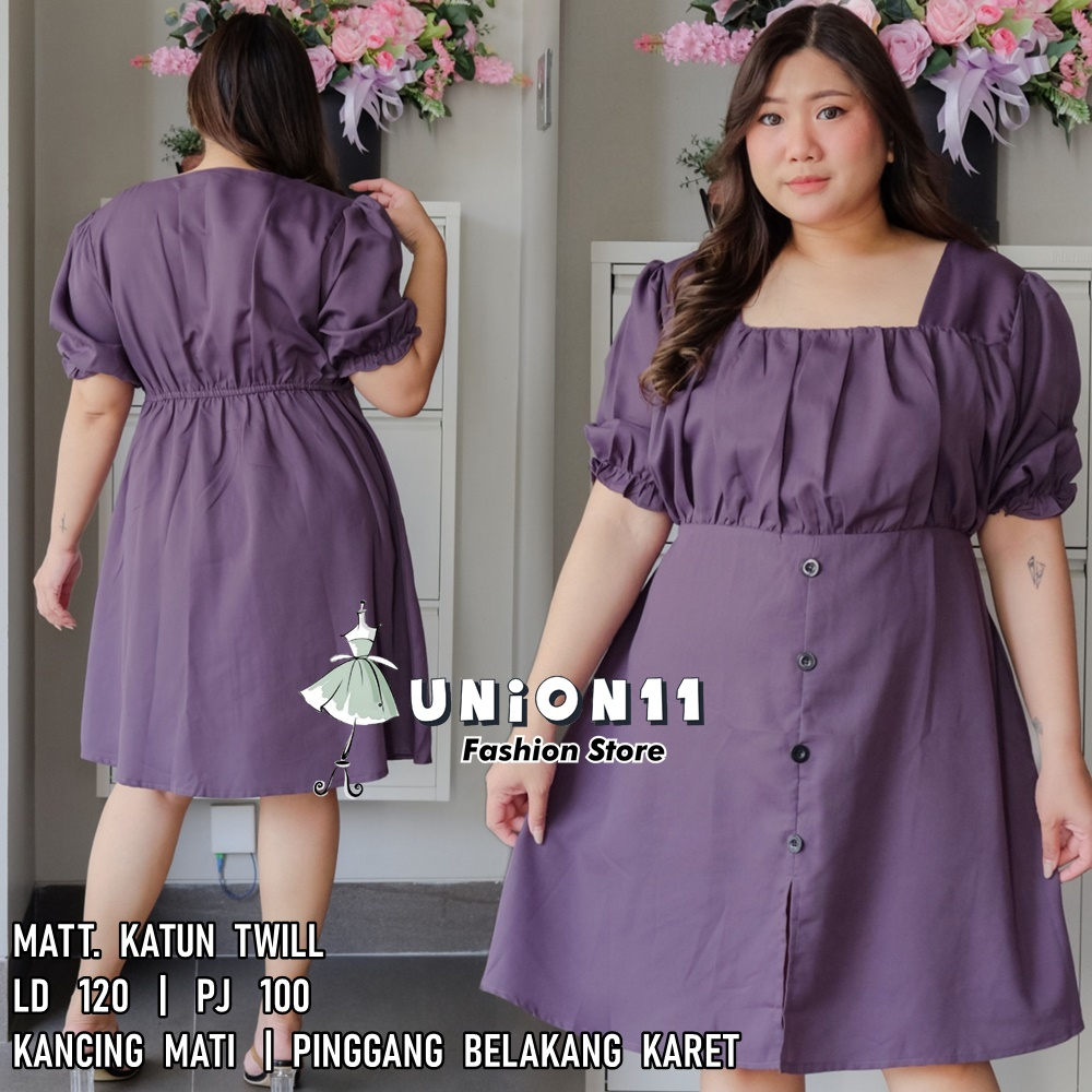 Jual UNION11 - DRESS JUMBO WANITA LD 120 / BAJU JUMBO WANITA / DRESS ...