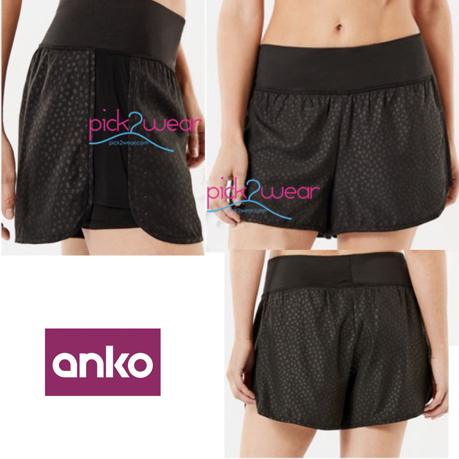 Jual Anko Biker Running Fitness Shorts Inner 2 in 1 Celana Pendek ...