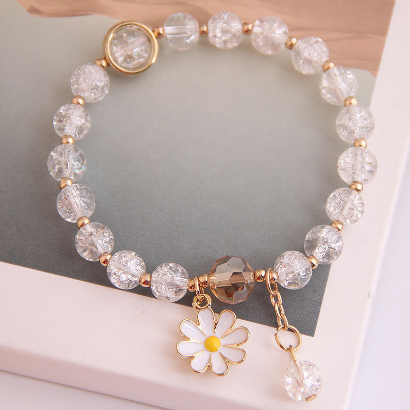 Jual Gelang Daisy Rumbai Bunga Kristal Wanita - Crystal Daisy Flower ...