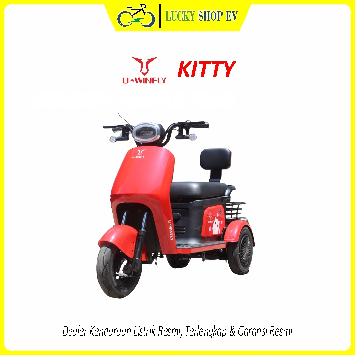 Jual Sepeda Listrik Roda 3 Uwinfly Kitty Baru Murah | Shopee Indonesia