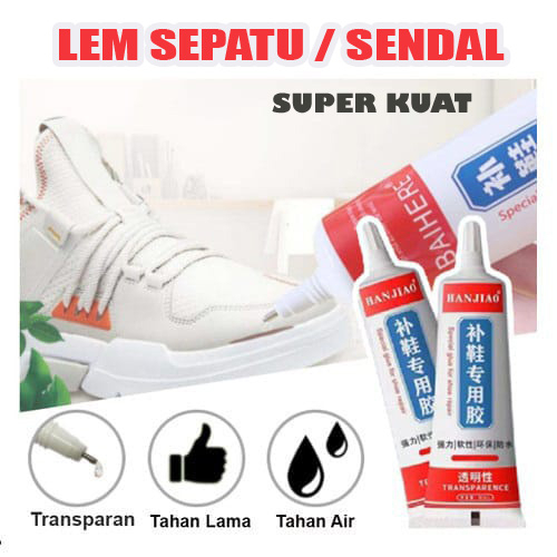 Jual Lem Perekat Sepatu Sendal Baihere 60ml Lem Sepatu Super Kuat Tahan ...