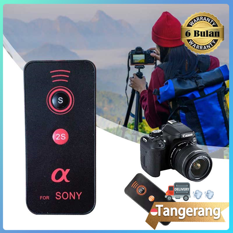 Jual Wireless IR Remote Controller Camera Kamera Shutter DSLR Sony ...