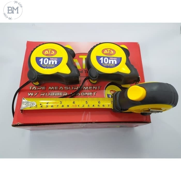 Jual ATS METERAN 10 METER / 10M MEASURING TAPE AUTO STOP BMS | Shopee ...
