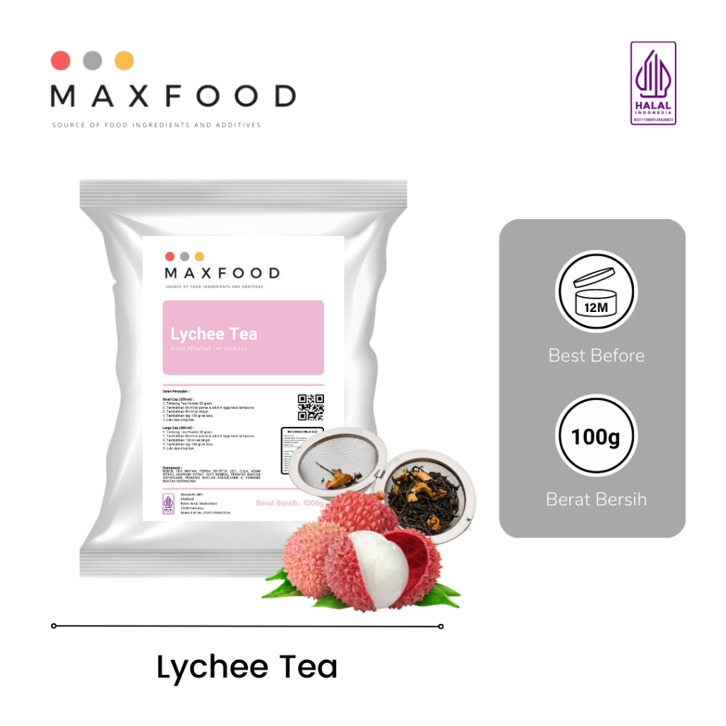 Jual Lychee Tea/ Teh Leci/ Bubuk Minuman Lychee Tea/ Lychee Tea Powder ...