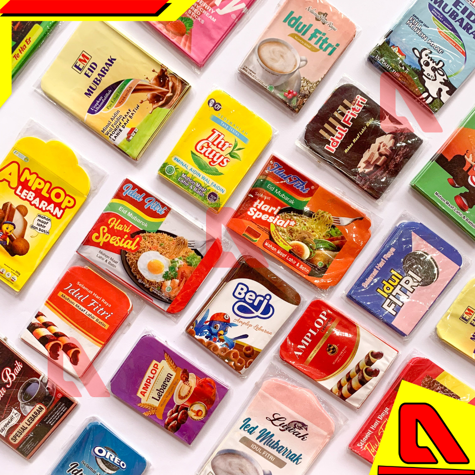Jual Amplop Angpao Lebaran Snack Minuman Lucu | Shopee Indonesia