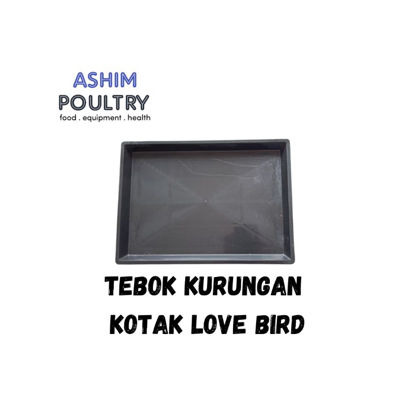 Jual Tebok kurungan kotak love bird (alas/bawahan kurungan) b00671 ...