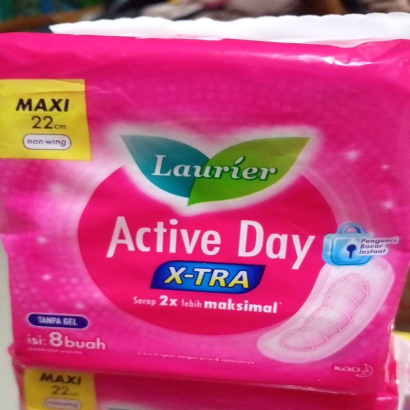 Jual Laurier active Day super maxi isi 8 | Shopee Indonesia
