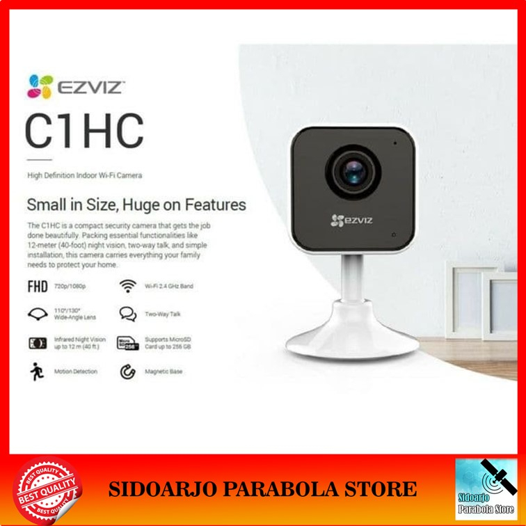 Jual IP Camera CCTV Indoor Wifi Smart IR For Night Vision Ezviz C1HC ...