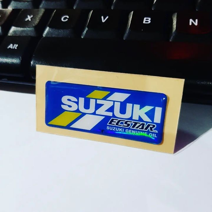 Jual Sticker Timbul Resin SUZUKI ECSTAR Stiker Logo Lycal 3D Kecil ...