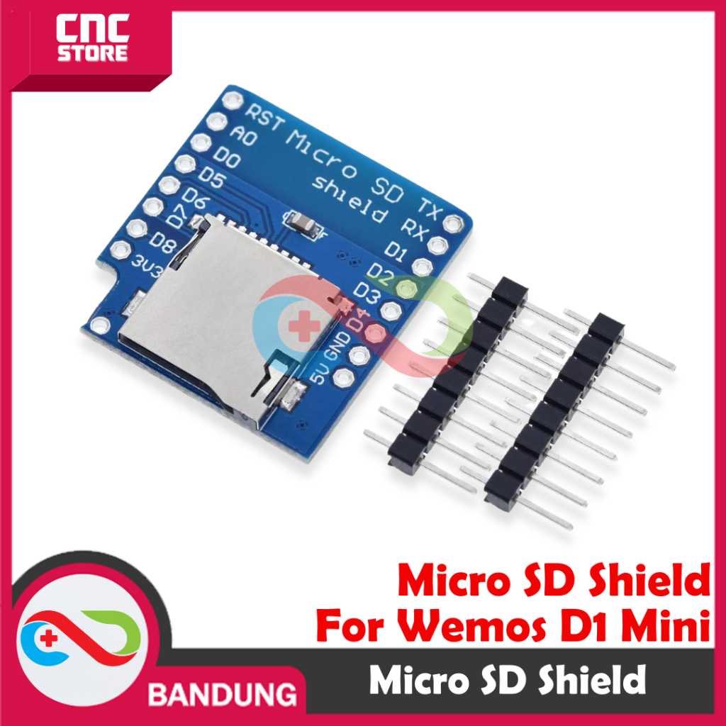 Jual MICROSD MICRO SD SHIELD FOR WEMOS D1 MINI | Shopee Indonesia