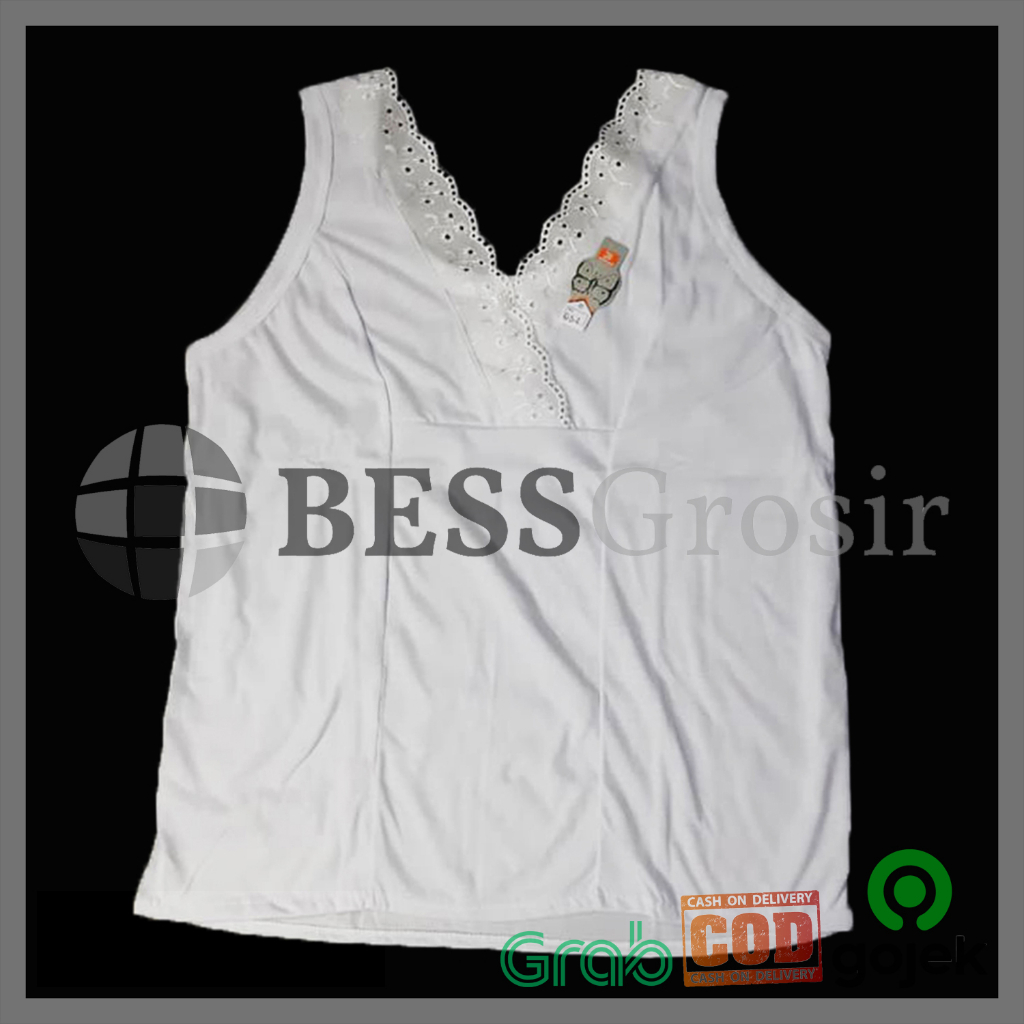 Jual [SALE] Singlet Kaos Dalam Wanita Leher V Adiler Renda All Size 054 ...