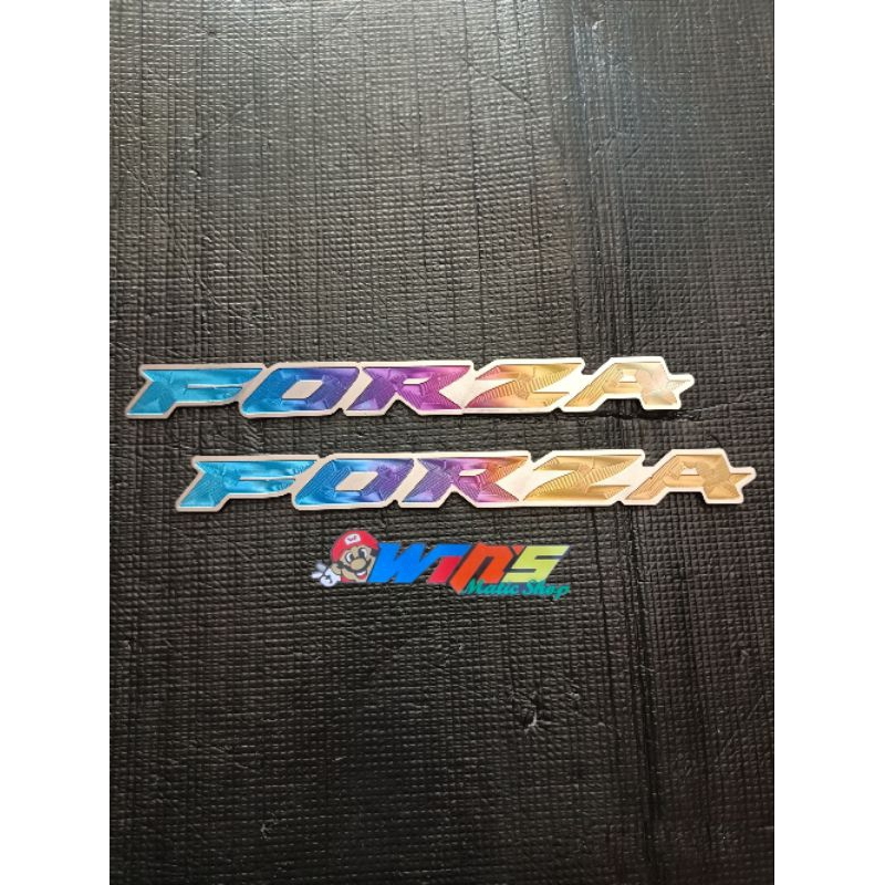 Jual Logo emblem titanium Forza | Shopee Indonesia
