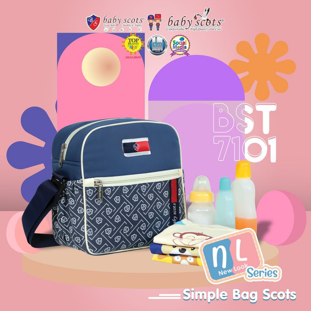 Jual Tas Bayi Baby Scoots Diaper Bag New Look Series | Shopee Indonesia