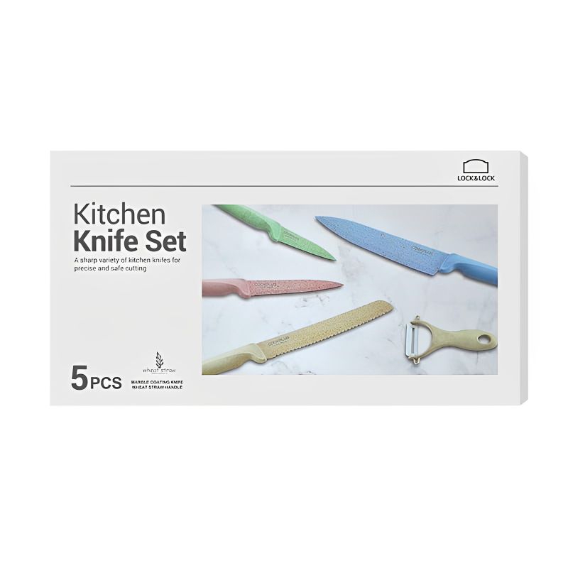 Jual Pisau Set Pastel LocknLock Kitchenware - Satu Set Pisau Lock N ...
