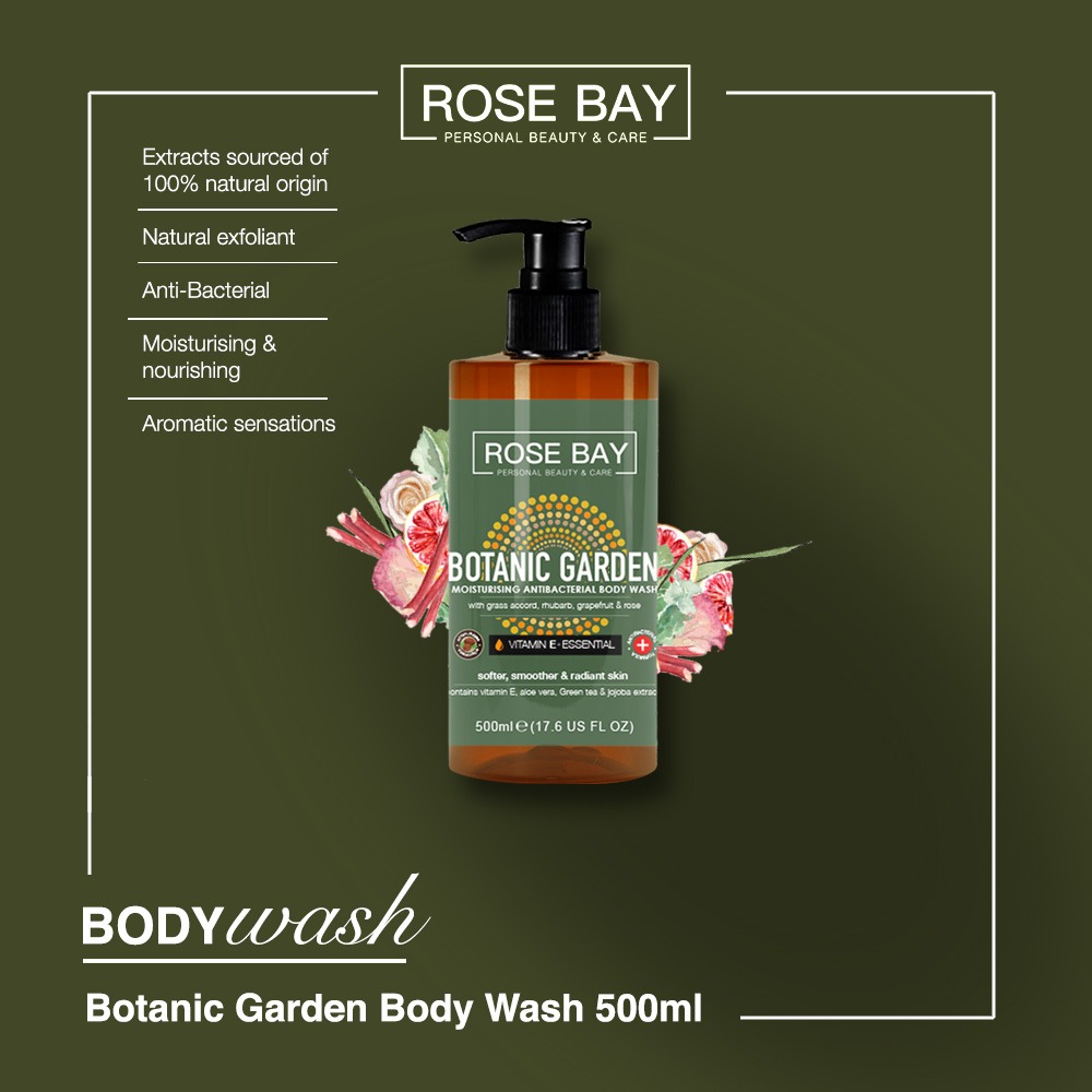 Jual Suburb Rose Bay Botanic Garden Shower & Bath Gel - 500ml | Sabun ...