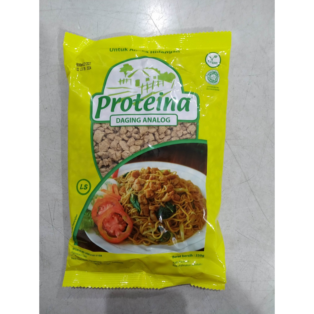 Jual Proteina LS 250 gram / Protein Nabati / Daging Nabati / Protena ...