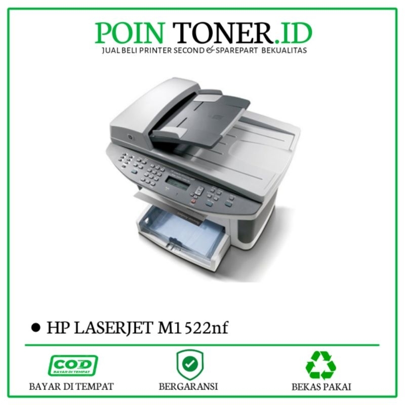 Jual Printer Laser HP LaserJet M1522NF multifungsi A4 F4 | Shopee Indonesia