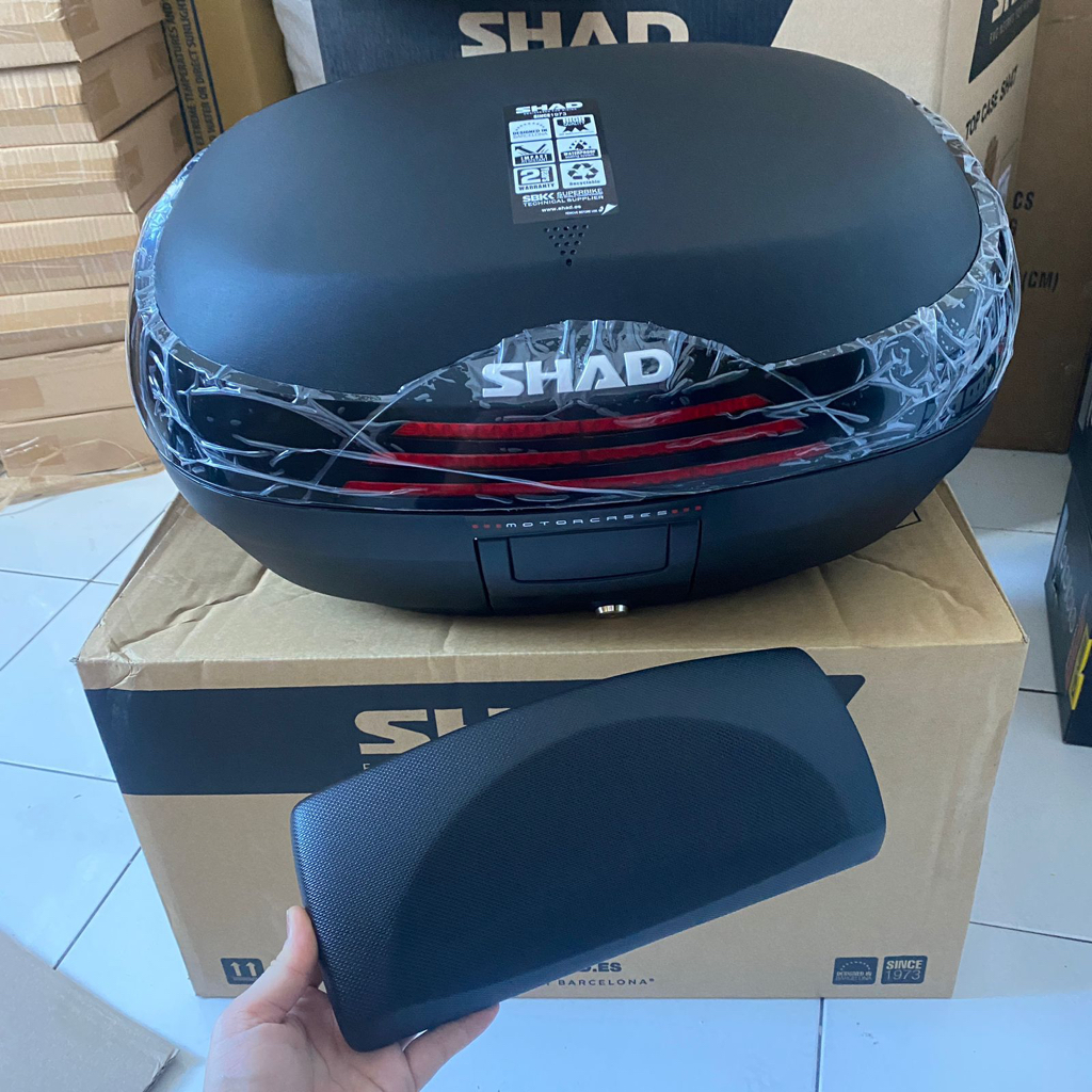 Jual SHAD BOX SH46 KAPASITAS 46 LITER BASE PLATE SH46 BACKREST SH46 SET ...