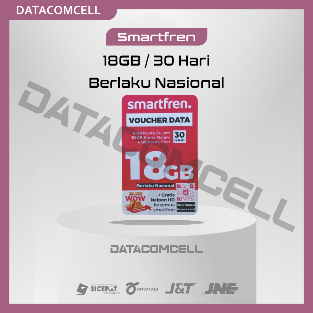 Jual VOUCHER SMARTFREN NASIONAL - 18GB 30HARI | Shopee Indonesia