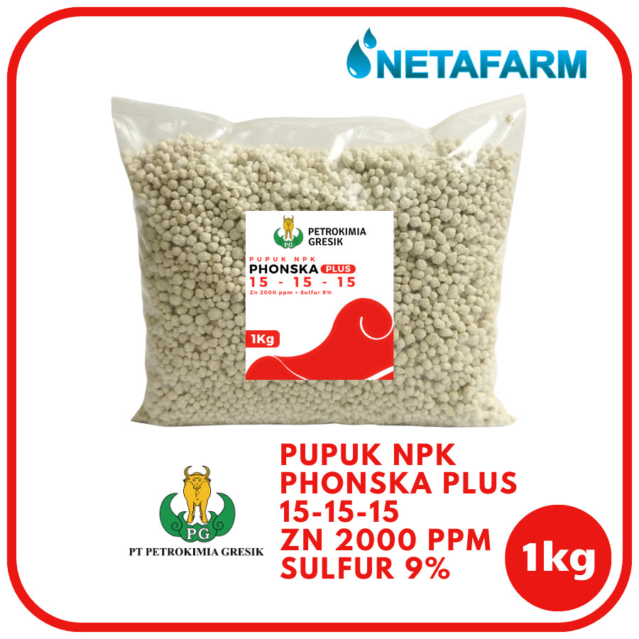 Jual Pupuk NPK Phonska Plus 15-15-15 Petrokimia repack - 1 Kg | Shopee Indonesia