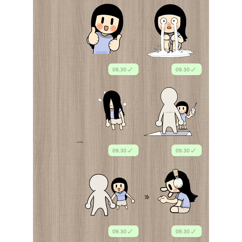 Jual PAKET STIKER WHATS ~ APP SMILE GIRL ( GERAK ) | Shopee Indonesia
