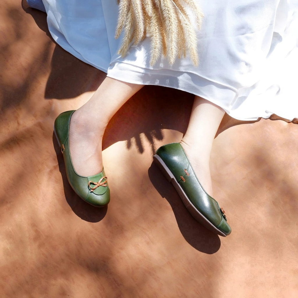 Jual Sepatu Flat Wanita Kulit Asli Premium | BUCINI GV 104 C Leather ...