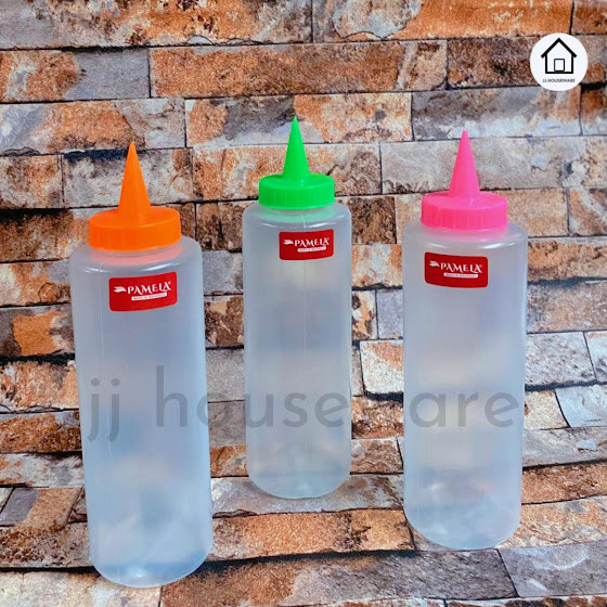 Jual Botol Mayones 450 ml Tokyo PAMELA / Botol Kecap / JJ.Houseware ...
