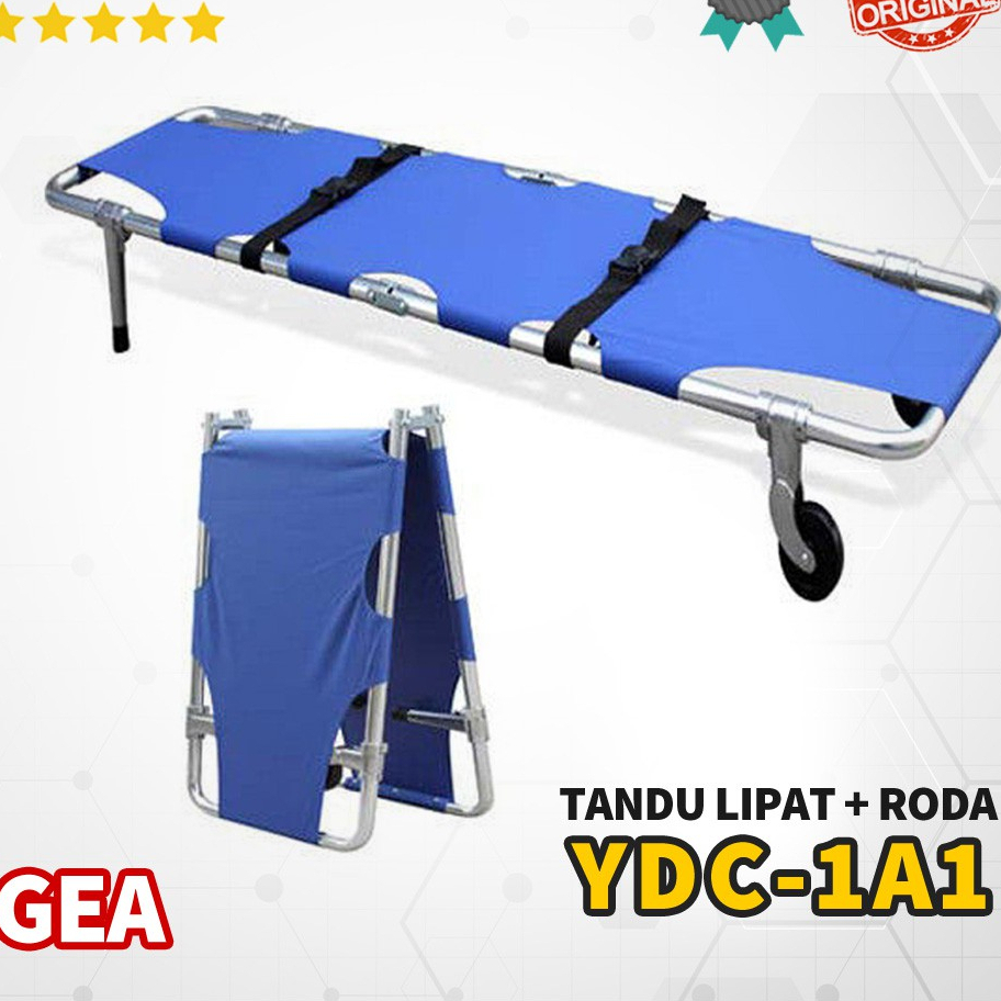 Jual Folding Strecher / Tandu Lipat 2 Plus Roda GEA YDC-1A1 | Shopee ...