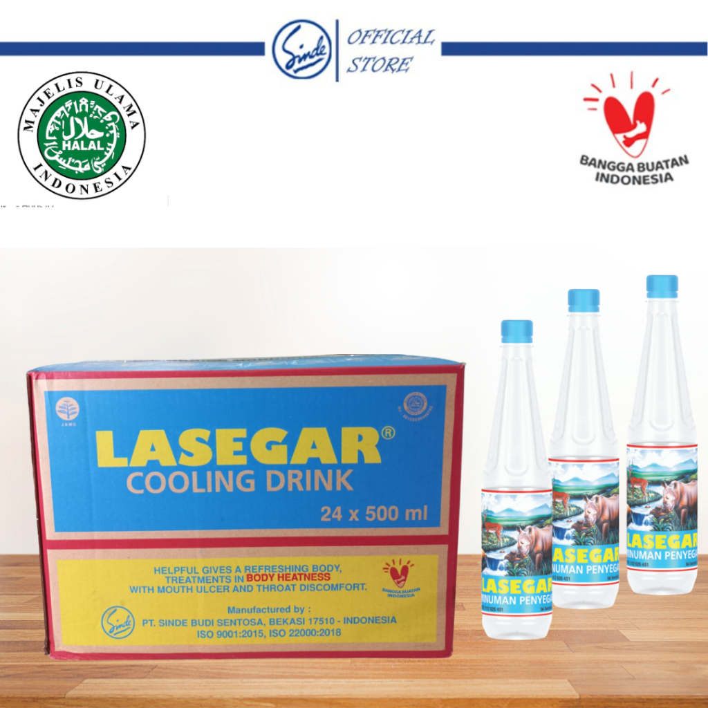 Jual Lasegar Botol 500ml Karton/ Lasegar Botol 500 ml Isi 24 Botol ...