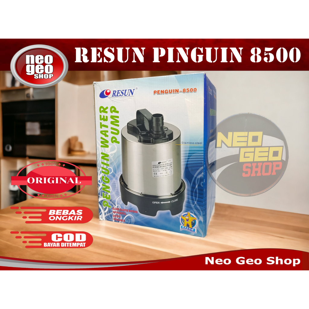 Jual RESUN PENGUIN PINGUIN 8500 Water Pump Pompa Celup Aquarium Kolam ...