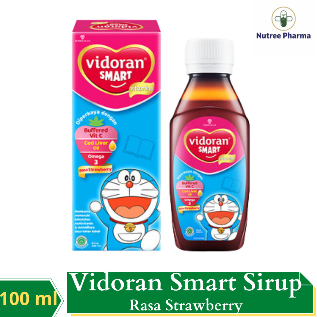 Jual VIDORAN SMART STRAWBERRY SYRUP 100 ML | Shopee Indonesia