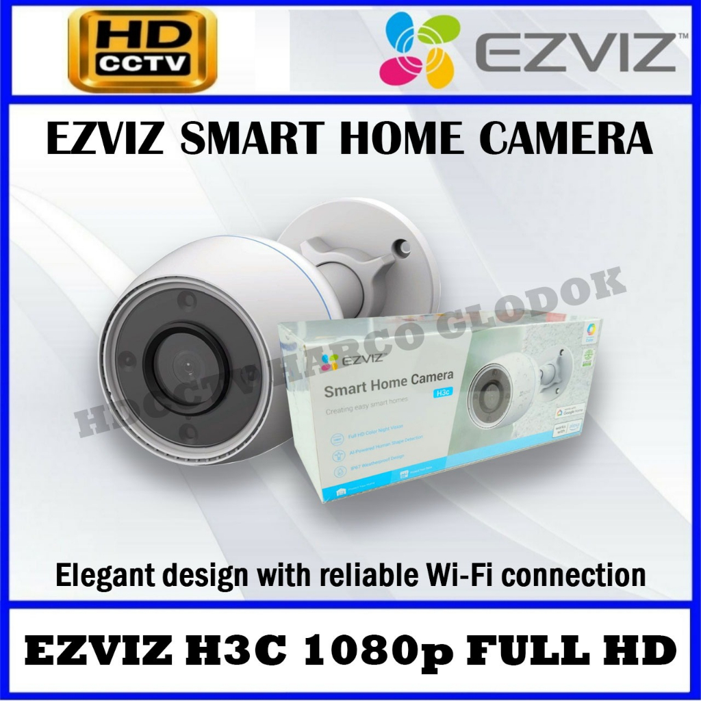 Jual EZVIZ H3C COLOR 1080P WIFI COLOR NIGHT VISION AUDIO AI HUMAN ...