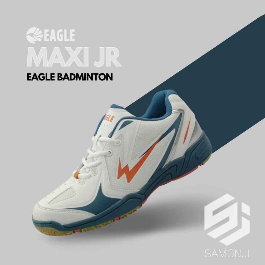 Jual SJ EAGLE TIPE MAXI JR SEPATU ANAK BADMINTON OLAHRAGA BULUTANGKIS | Shopee Indonesia