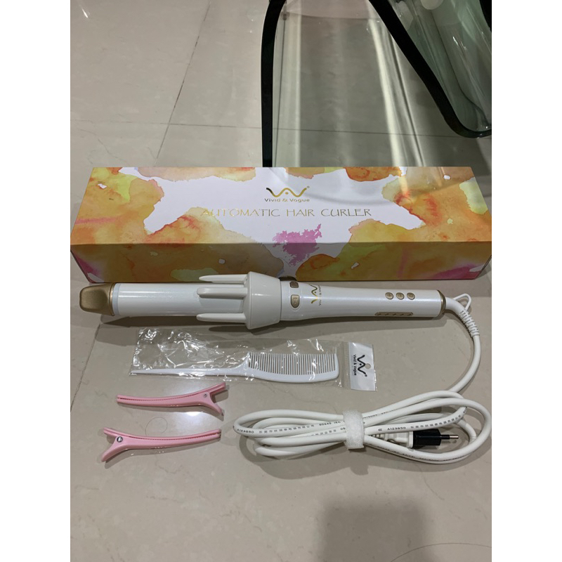 Jual Vivid & Vogue automatic hair curler / catok keriting otomatis ...