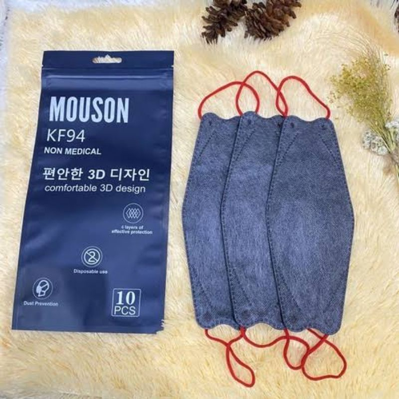 Jual TROY 80 Masker KF94 Mouson Face Mask 4 Ply Earloop Isi 10 Pcs | Shopee Indonesia