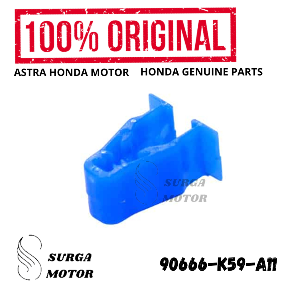 Jual Klip Jepit Cover Clip Snap Fit biru BeAT POP Vario 125 Vario 150 ...