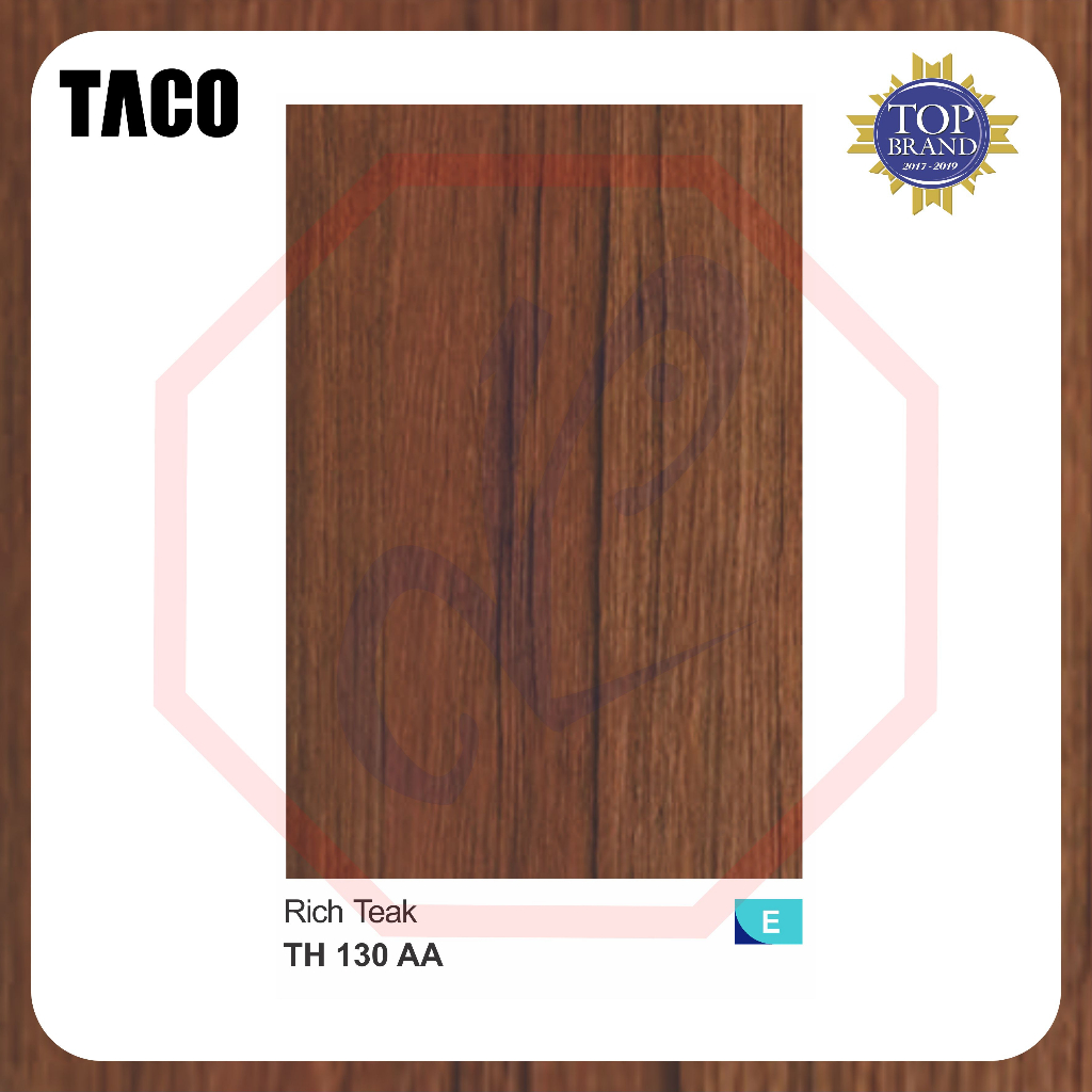 Jual TACO HPL WOODGRAIN SHEET RICH TEAK TH 130 AA Pelapis Triplek ...