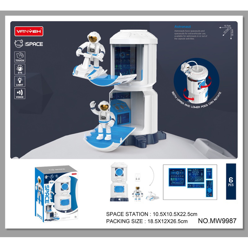 Jual Ultimate Space Rocket Adventure Exploring Toy Set Astronauts ...