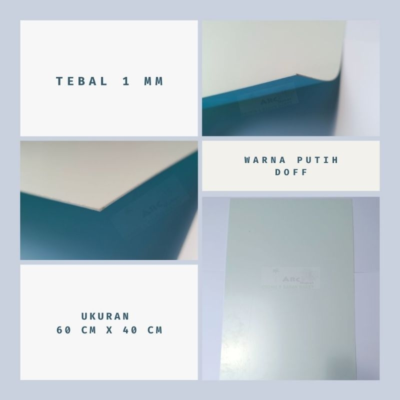 Jual PLA PLATE / PLASTIC PLATE (PVC SHEET DAN ABS STYRENE SHEET) TEBAL ...