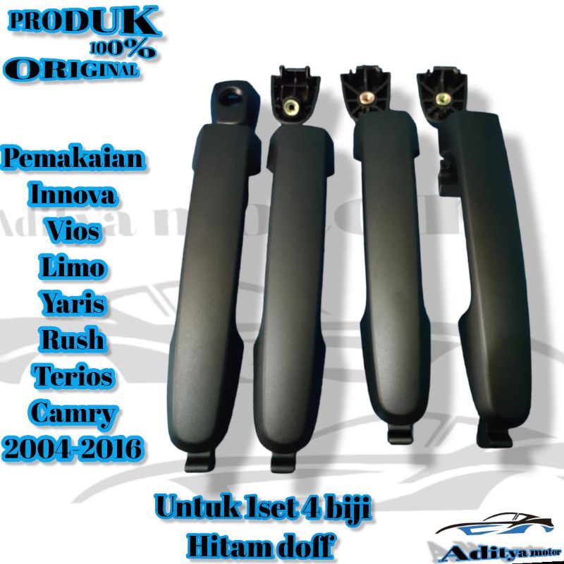 Jual handle pintu luar Innova warna hitam doff handle luar Innova ...
