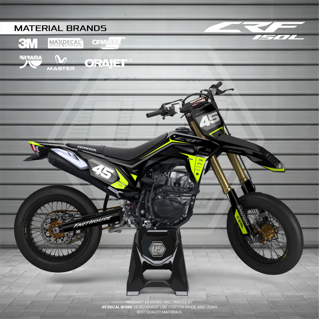 Jual DECAL CRF 150 L FULLBODY BISA KUSTOM NAMA DAN NOMOR | Shopee Indonesia