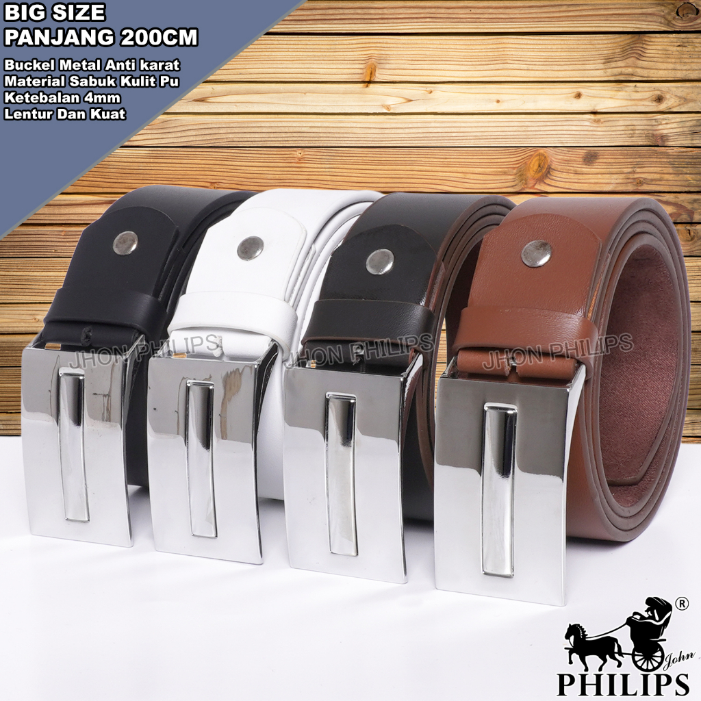 Jual John Philips Ikat Pinggang Pria Model Cantol Lebar 4cm JP4CL 011 ...