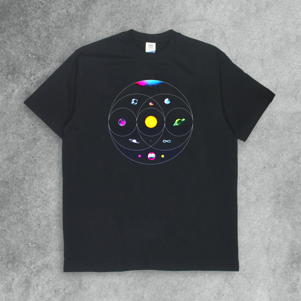 Jual Kaos Band Coldplay Music Of The Spheres Tshirt Merchandise ...