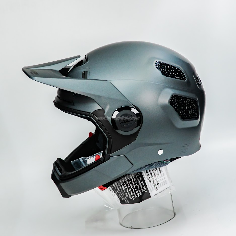 Jual NOLAN N30.4 XP CLASSIC 2 FLAT VULCAN GREY | Shopee Indonesia