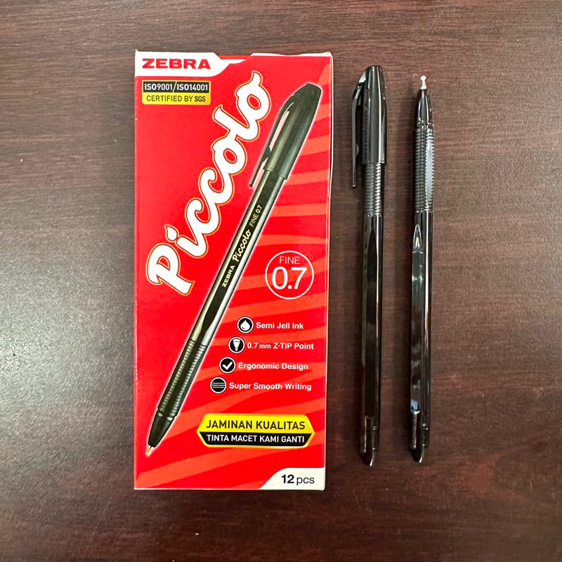 Jual PULPEN ZEBRA PICCOLO 0.7 FINE - HITAM | Shopee Indonesia