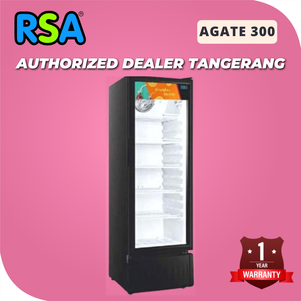 Jual SHOWCASE RSA AGATE 300 R LEMARI PENDINGIN 1 PINTU ORIGINAL GARANSI ...