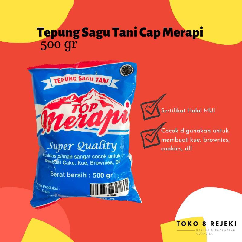 Jual TEPUNG SAGU TANI CAP MERAPI 500 gr | Shopee Indonesia