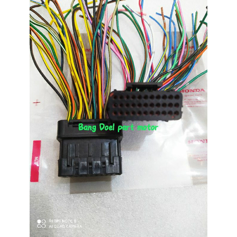 Jual KABEL SOKET ECU ECM PIN 33 HONDA BEAT SCOOPY VARIO PCX ADV CBR ...