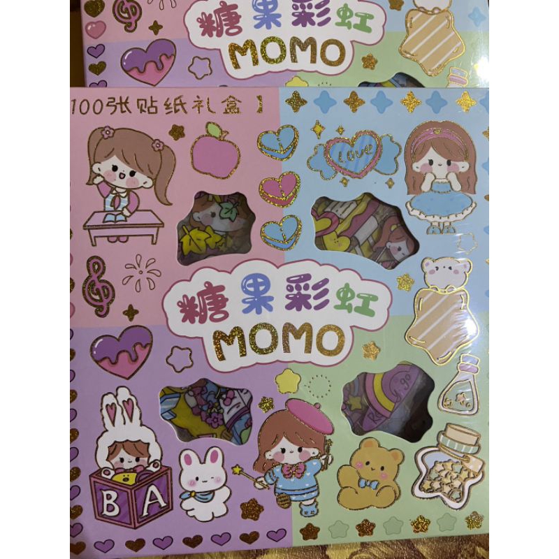 Jual Sticker Waterproof/Sticker Momo dapat kotak isi 100 pcs | Shopee ...